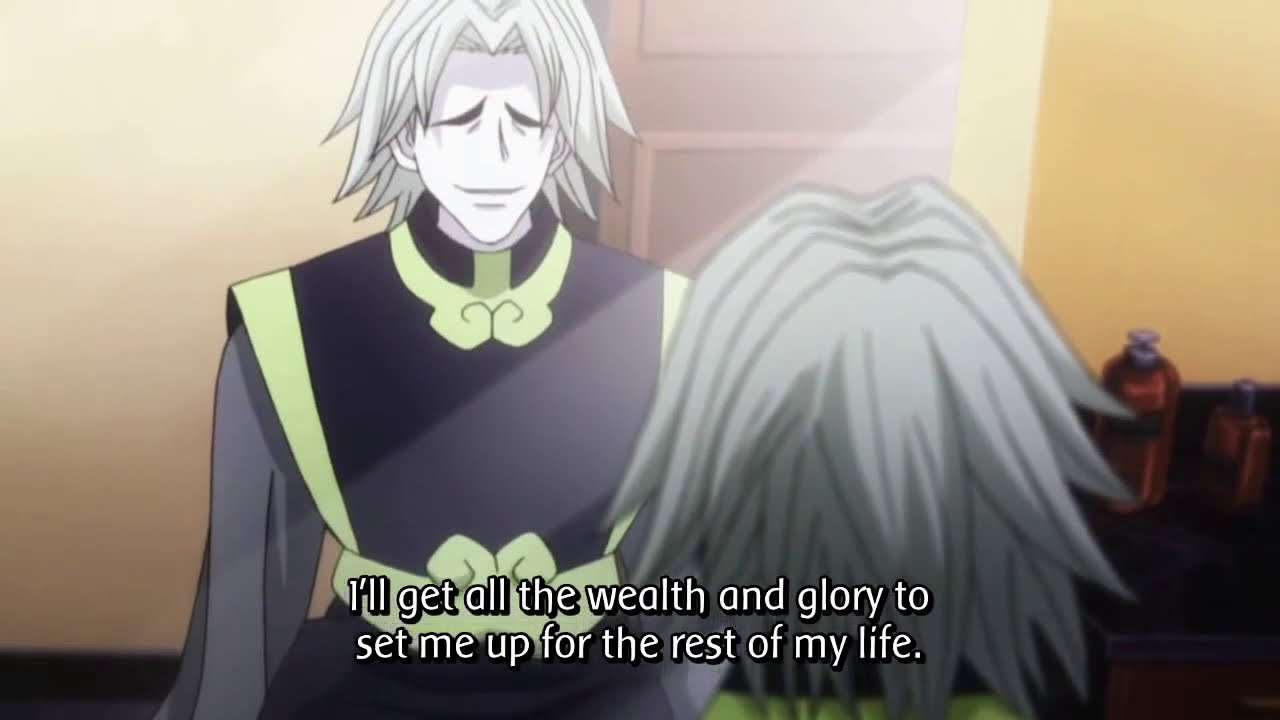 killua threatens sadaso [hunterxhunter} - YouTube