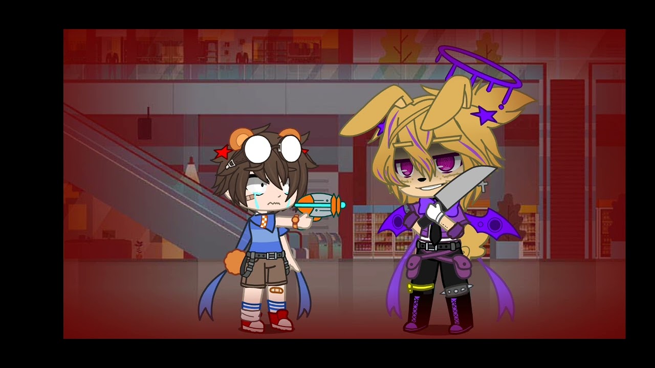 To far gone * Ft: Gregory . Glitchtrap * Gacha Club * fnaf Security ...