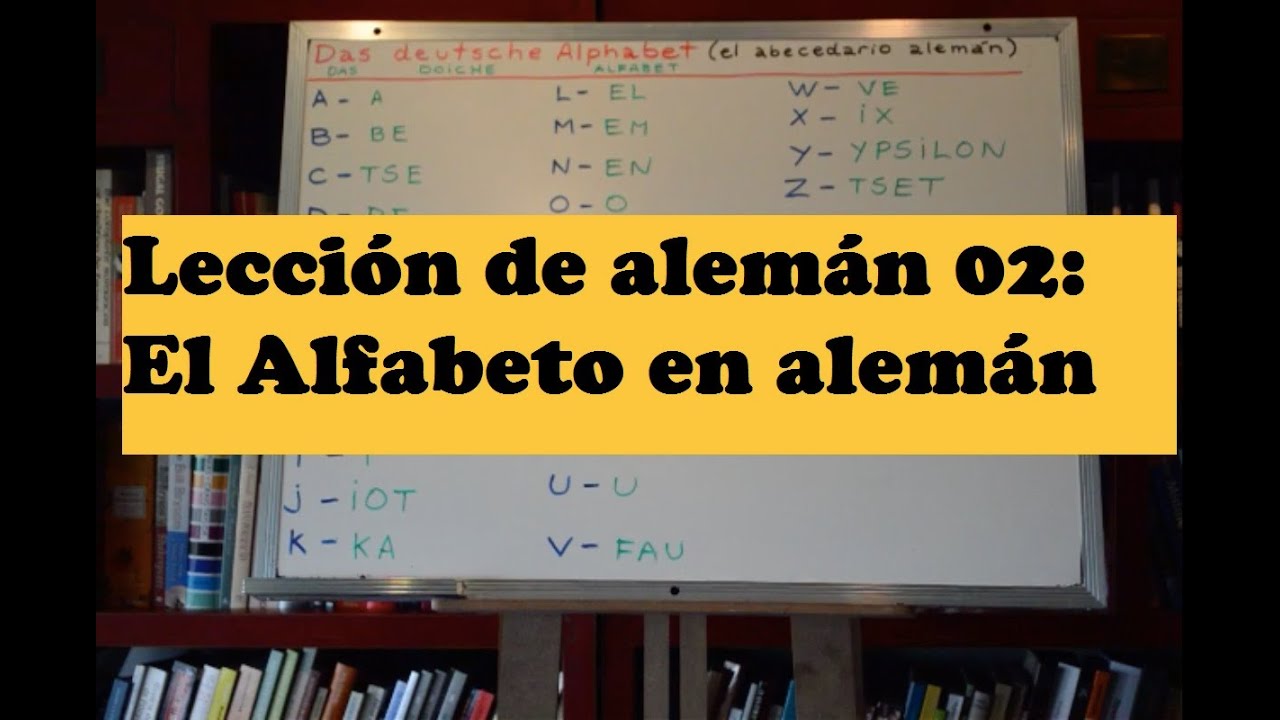 Aprender Aleman 02: Alfabeto aleman y pronunciacion - YouTube