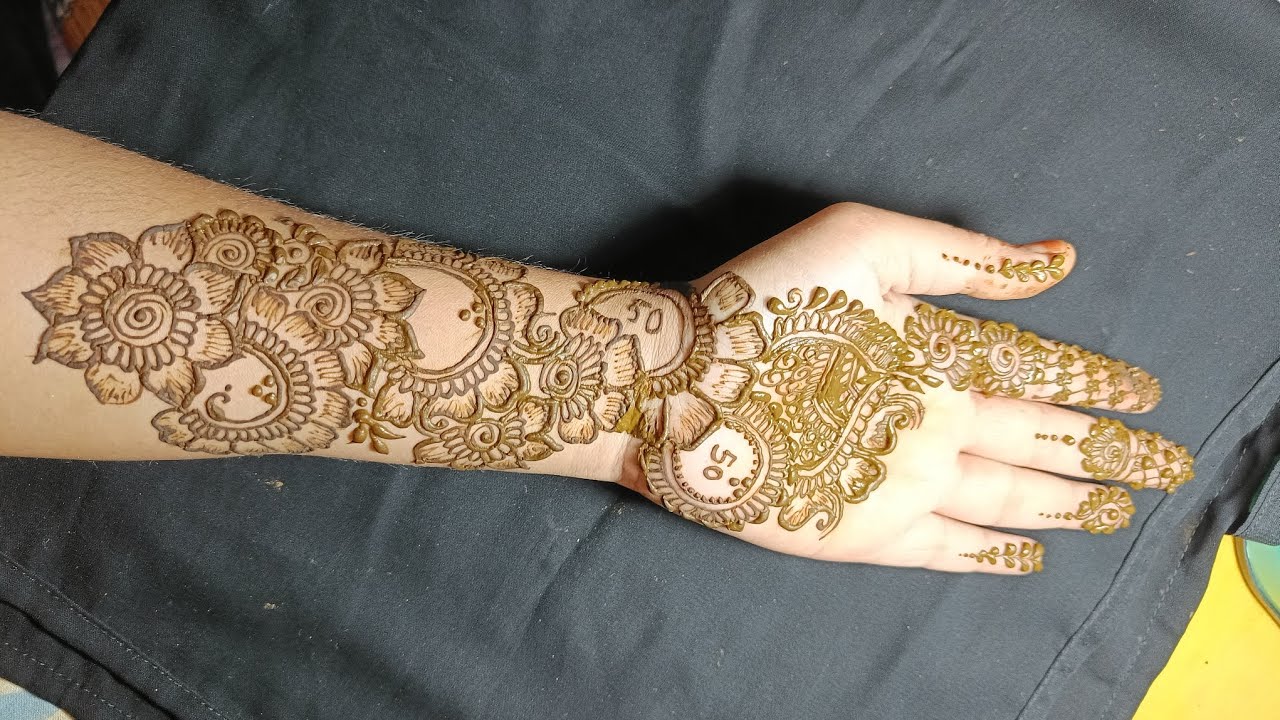 simple mehendi.Easy mehendi design.best and beautiful mehendi design ...