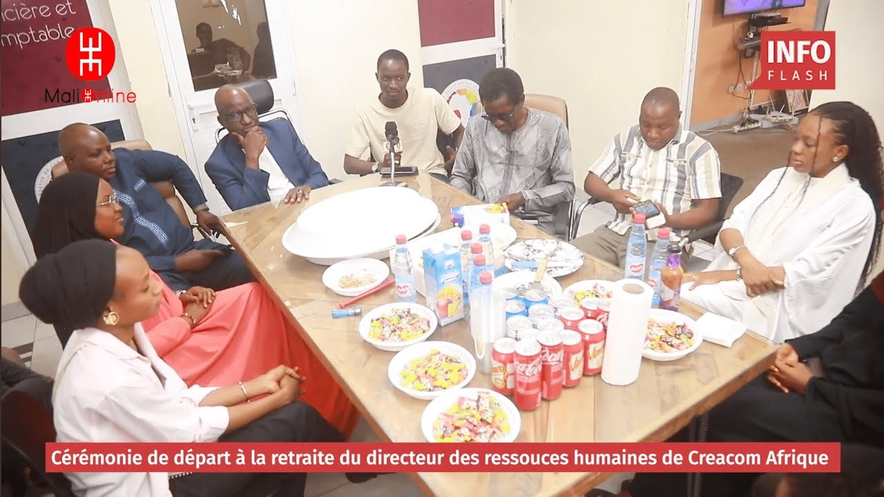 CREACOM AFRIQUE - DÉPART À LA RETRAITE DE OUMAR N. KEÏTA - YouTube