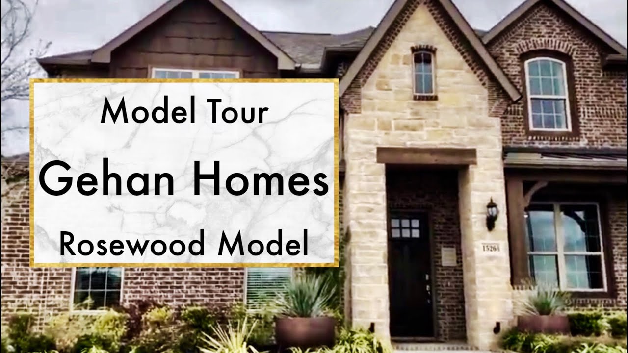 Gehan Homes - Rosewood model - Wylie Texas - YouTube