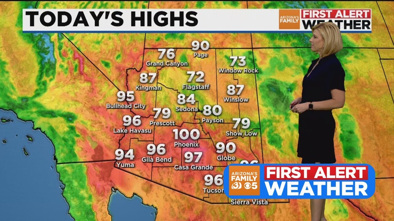 AZFAMILY | First Alert Weather 12pm Update for Tuesday, 06/06/23 - YouTube