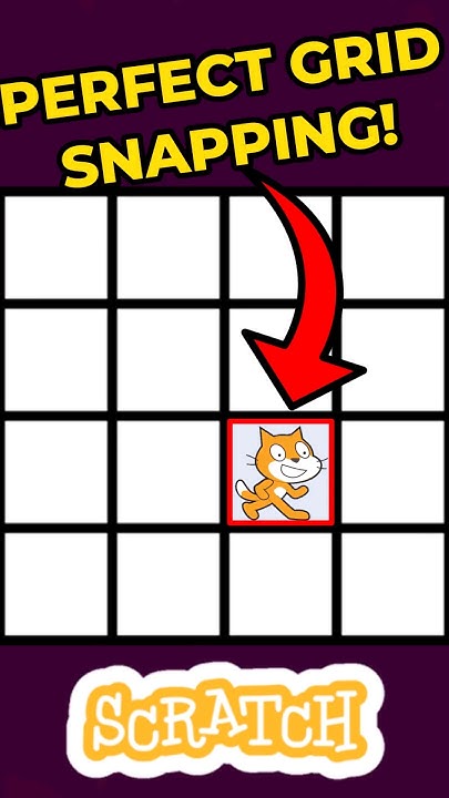Perfect Grid Snapping In Scratch 🤩🤩🤩 Scratch Scratchprogramming Shorts Youtube