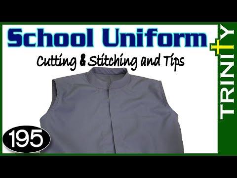 School Uniform Collar Coat Cutting and Stitching in Tamil | Full Tutorial for Beginners | Erode