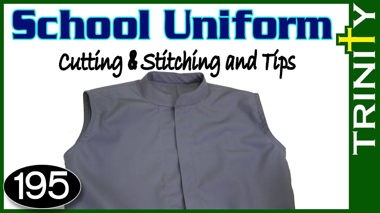 ஸ்கூல் யூனிபாம் வெட்டி தைக்கும் முறை,School Uniform cutting and ...