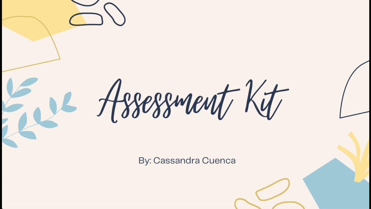 Occupational Therapy Assessment Kit - YouTube