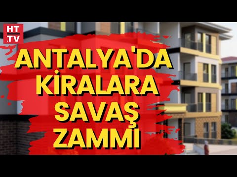 Rusya-Ukrayna savaşı Antalya'da kira bedellerini 3'e katladı