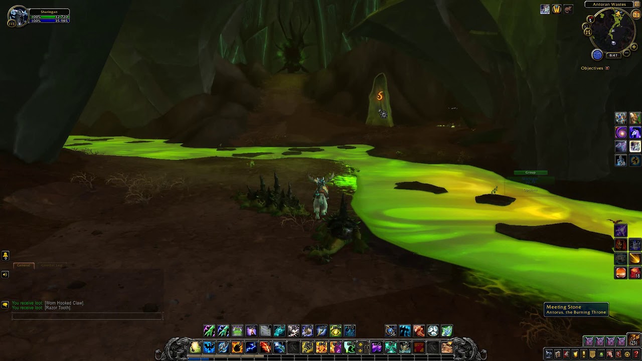 Antorus, the Burning Throne raid entrance - YouTube