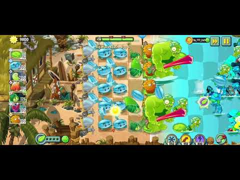 Plants vs Zombies 2 pvz 2 Big Wave Beach Day 1 - 5 #185 - YouTube
