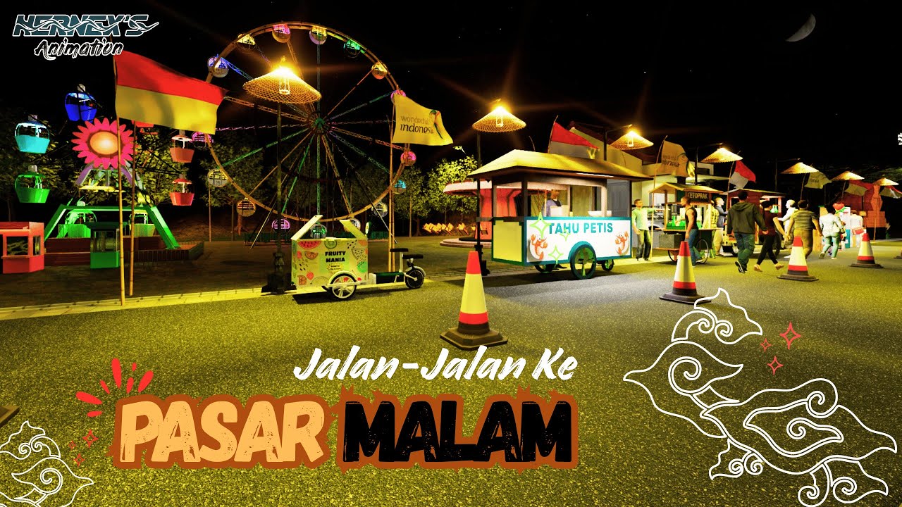 Animasi | Pasar Malam Muludan - YouTube