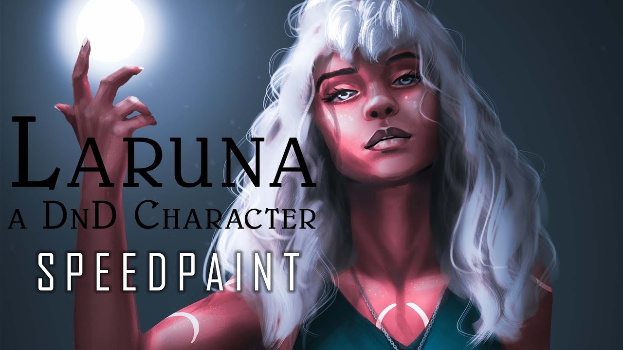 SPEEDPAINT LARUNA - my DnD character - YouTube