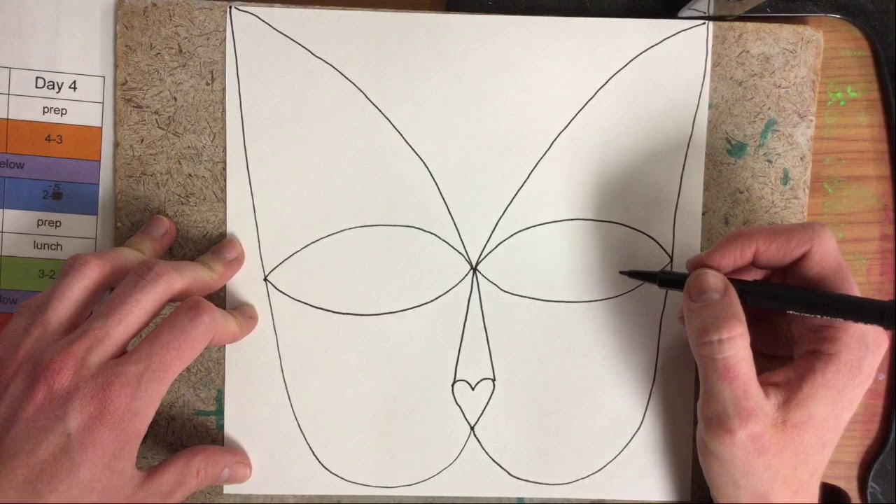 How to Draw "Cat and Bird" like Paul Klee - YouTube