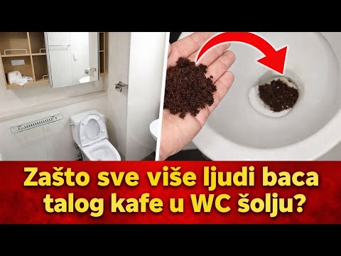 Zašto sve više ljudi baca talog kafe u WC šolju?
