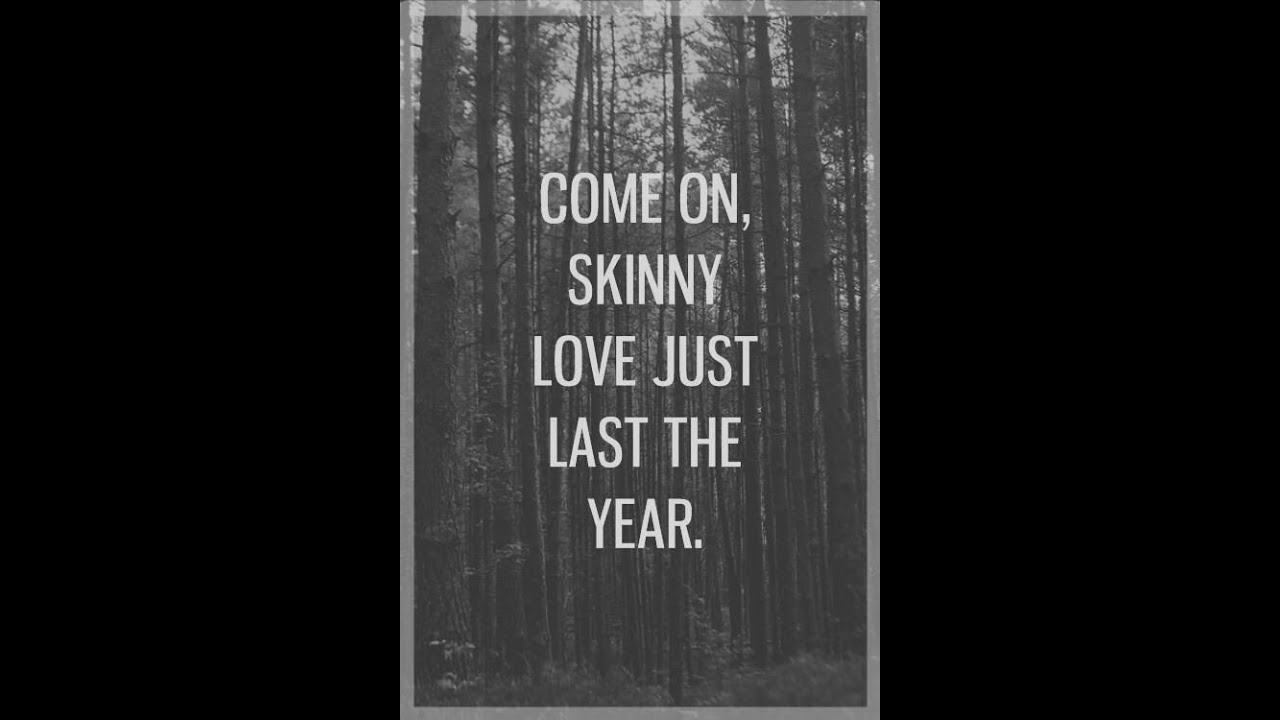 Skinny Love by Birdy ( Bon Iver) Piano Cover Music Sheets - YouTube