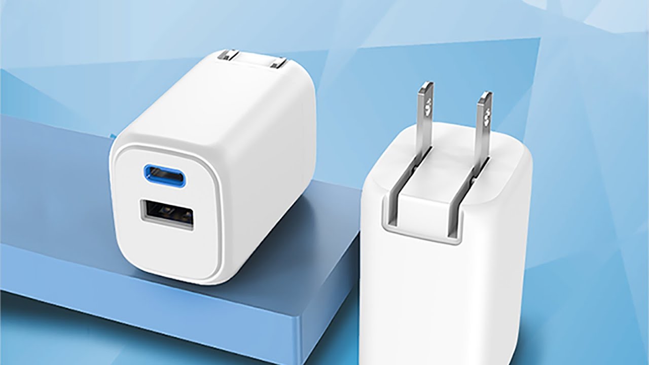 USBANGEL UAP332 33W Dual Port Output Power Adapter, 1 USB-A Port, 1 USB ...