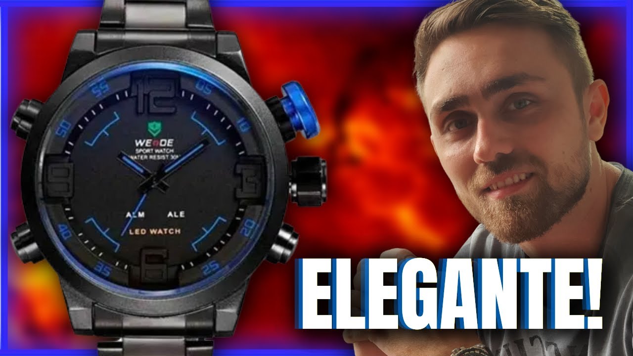 [UNBOXING] Relógio Weide WH 2309 Masculino (Novidade na Vix Clock) - YouTube
