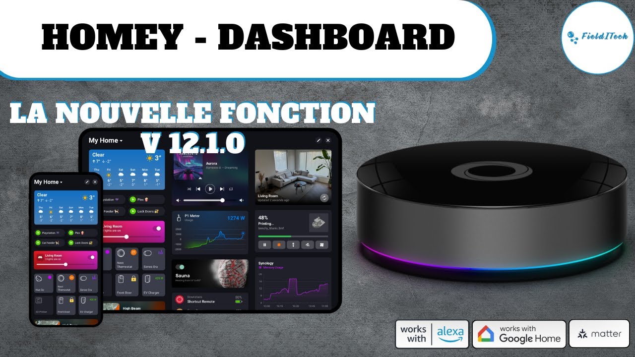 Homey 12.1.0 : Créez vos propres tableaux de bord en un clin d'œil ...