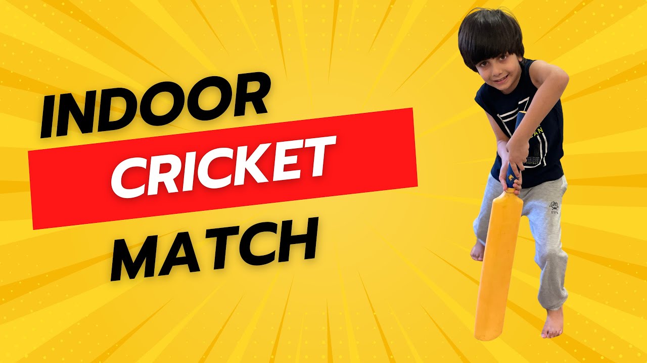 Indoor Cricket Match at Home - YouTube