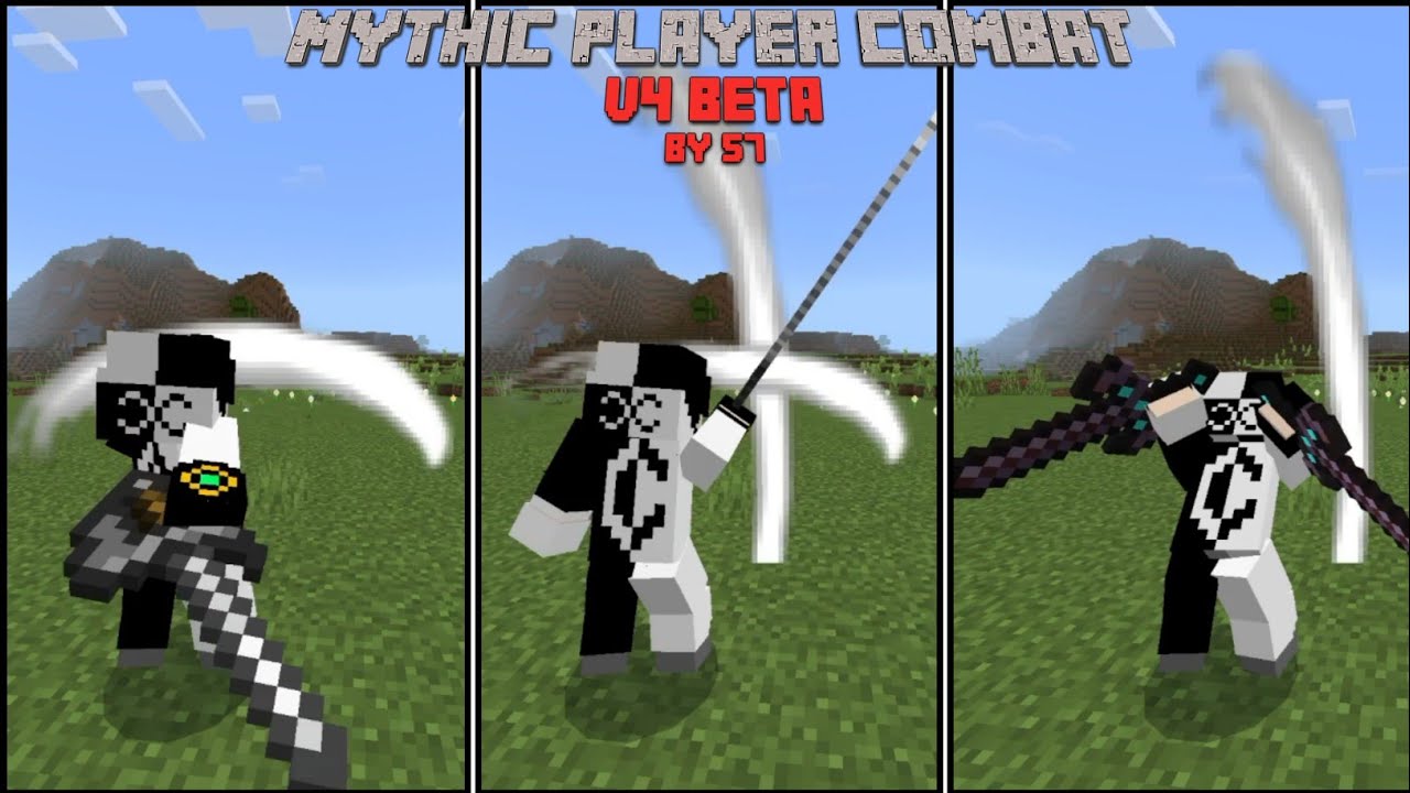 Update!! Mythic Player Combat Addon For Minecraft PE/Bedrock 1.21 (1.21.21+ Support) - YouTube