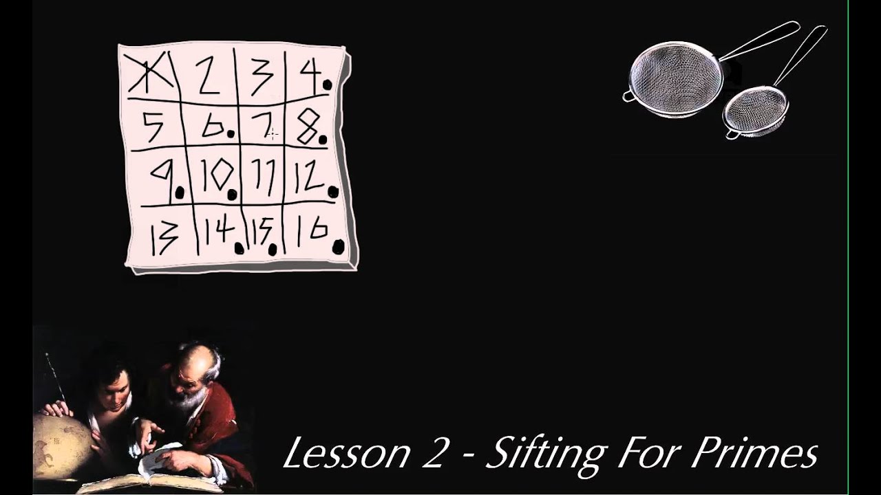 Sifting for Prime Numbers (Unit 11 Lesson 2) - YouTube
