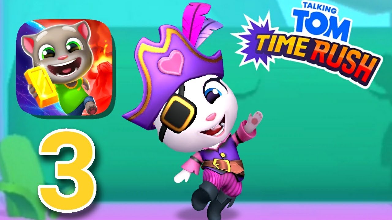 Talking Tom Time Rush Pirate Angela Android,ios Gameplay Episode 6 ...