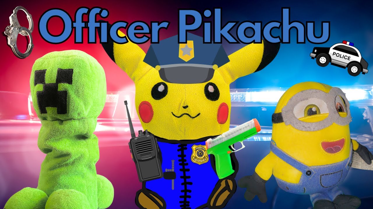 Stuffed Animal King 👑 - S2 E16 Officer Pikachu! - YouTube