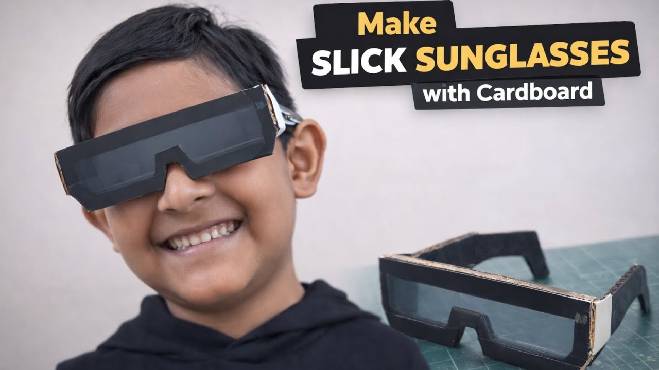 You Won’t Believe These Cool Goggles Are Made from Cardboard! | How to ...