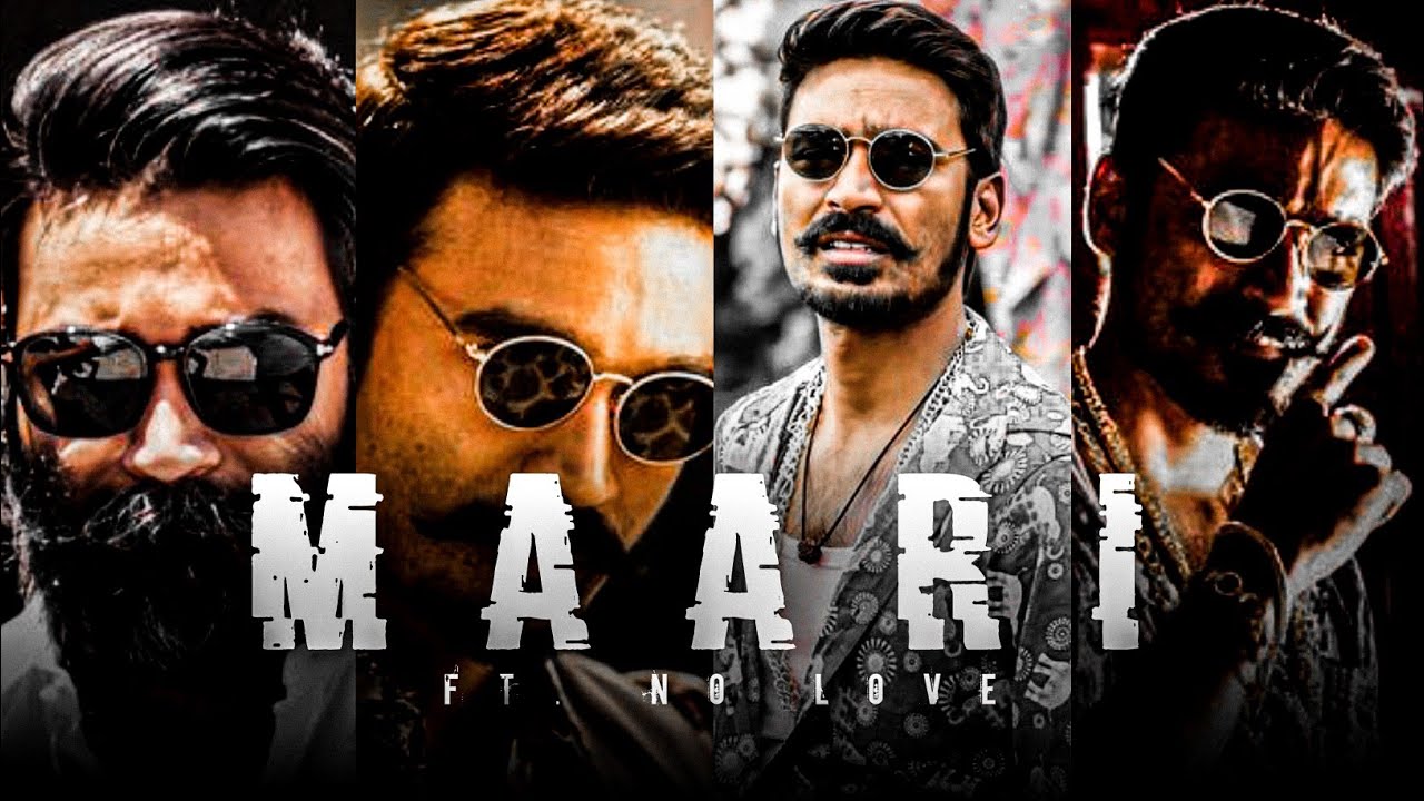 NO LOVE || Ft. Maari || Dhanush 4k attitude status || Maari Whatsapp ...