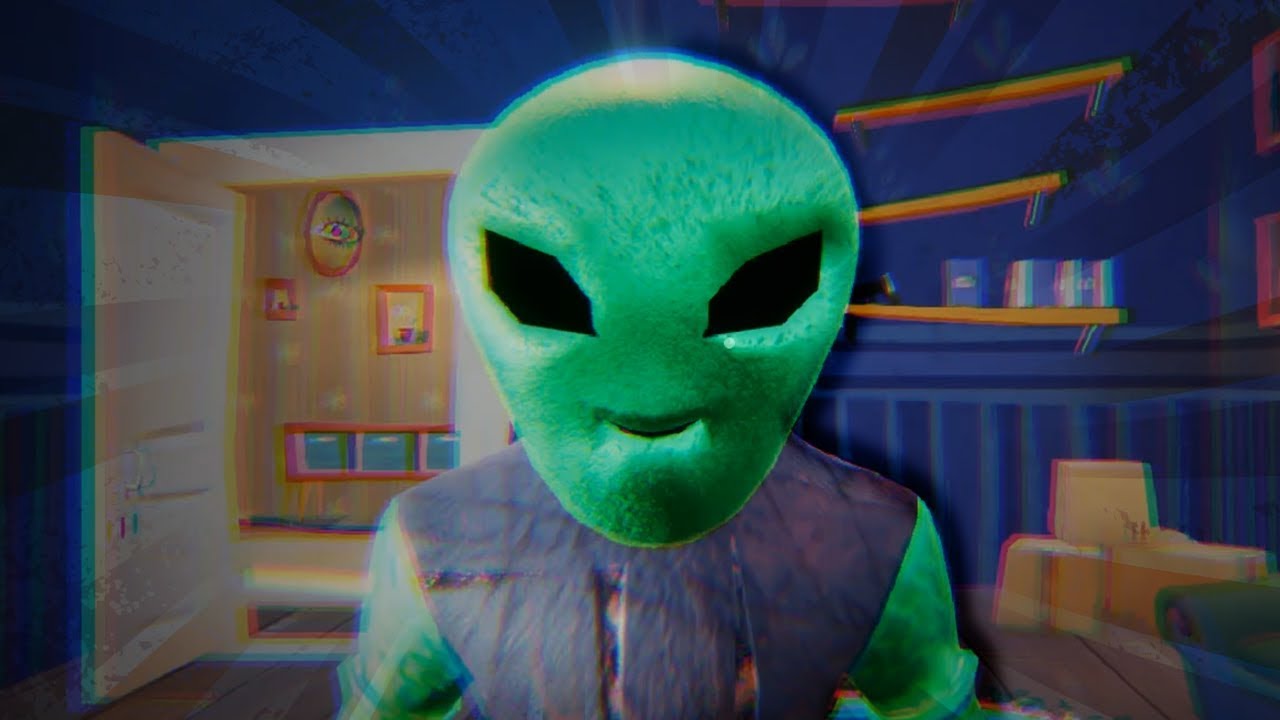 MY NEW NEIGHBOR IS A ALIEN - Hello Neighbor ACT 2 - YouTube