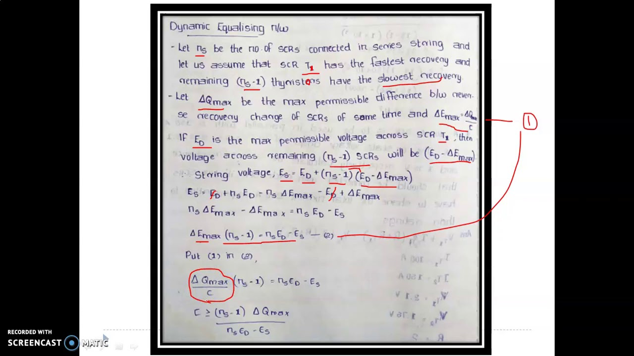Design of static and dynamic equalising network - YouTube