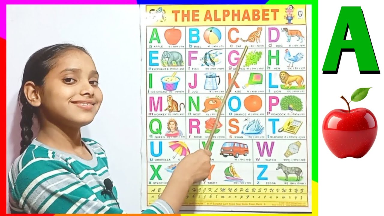 ABCD | the alphabet | ABCD Rhymes | abc song | alphabet | play and read ...