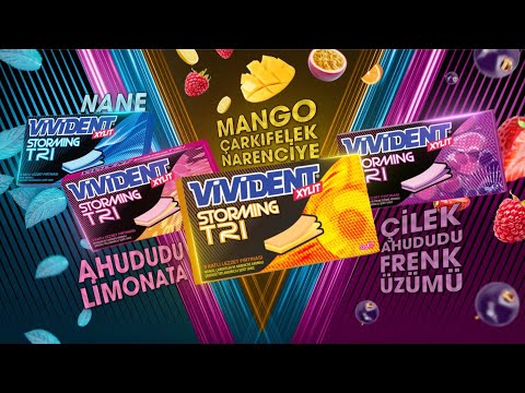 Vivident Storming Tri ile 3 Katlı Lezzet Fırtınası