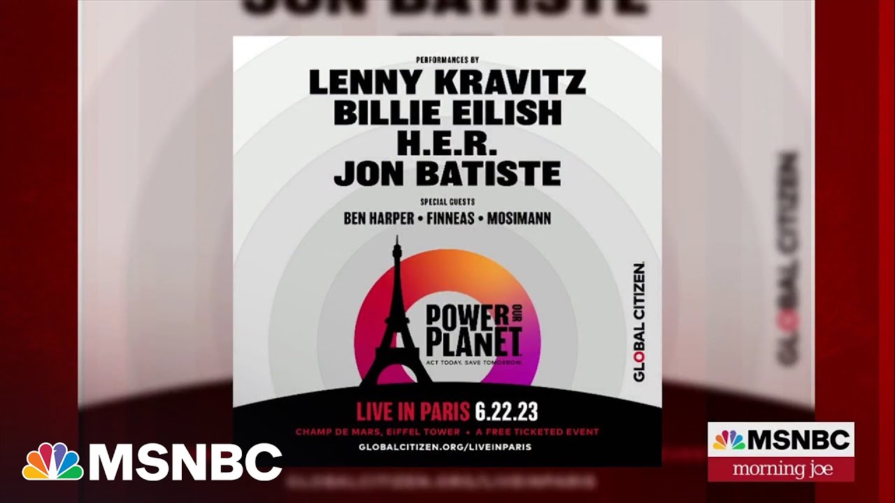 Global Citizen announces major climate concert in Paris - YouTube