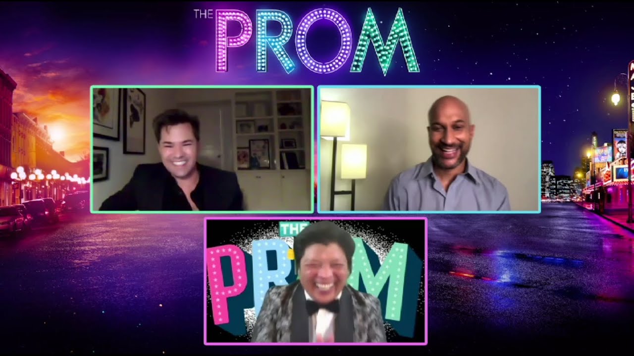 THE PROM Interview with Andrew Rannells and Keegan-Michael Key - YouTube