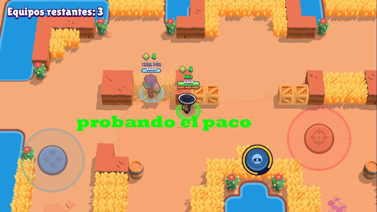 brawl stars probando el paco - YouTube
