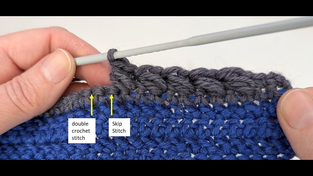 Crochet Wheat Stitch (UK) - YouTube