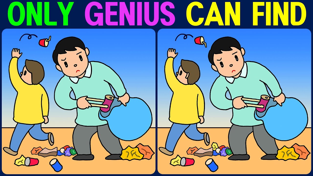 【Find the Difference】 ONLY GENIUS CAN FIND - YouTube