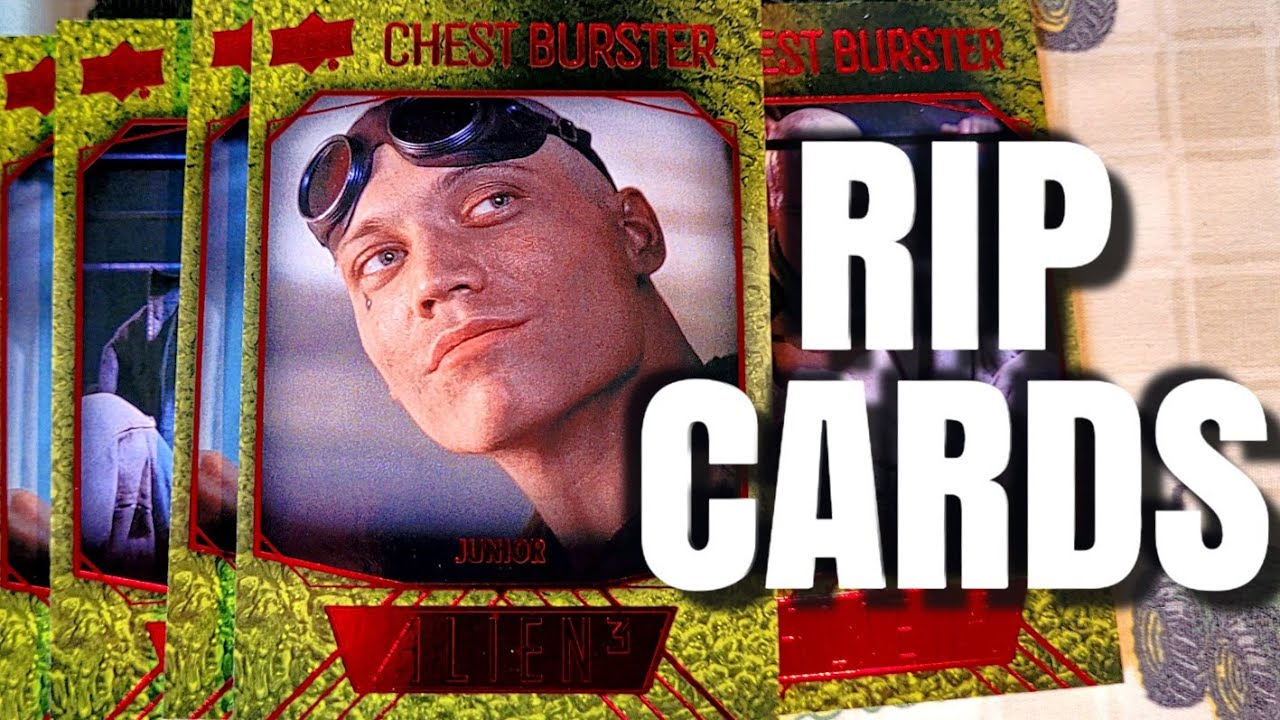 2019 Upper Deck Alien 3 (7) Chest Burster Rip Card Opening - YouTube