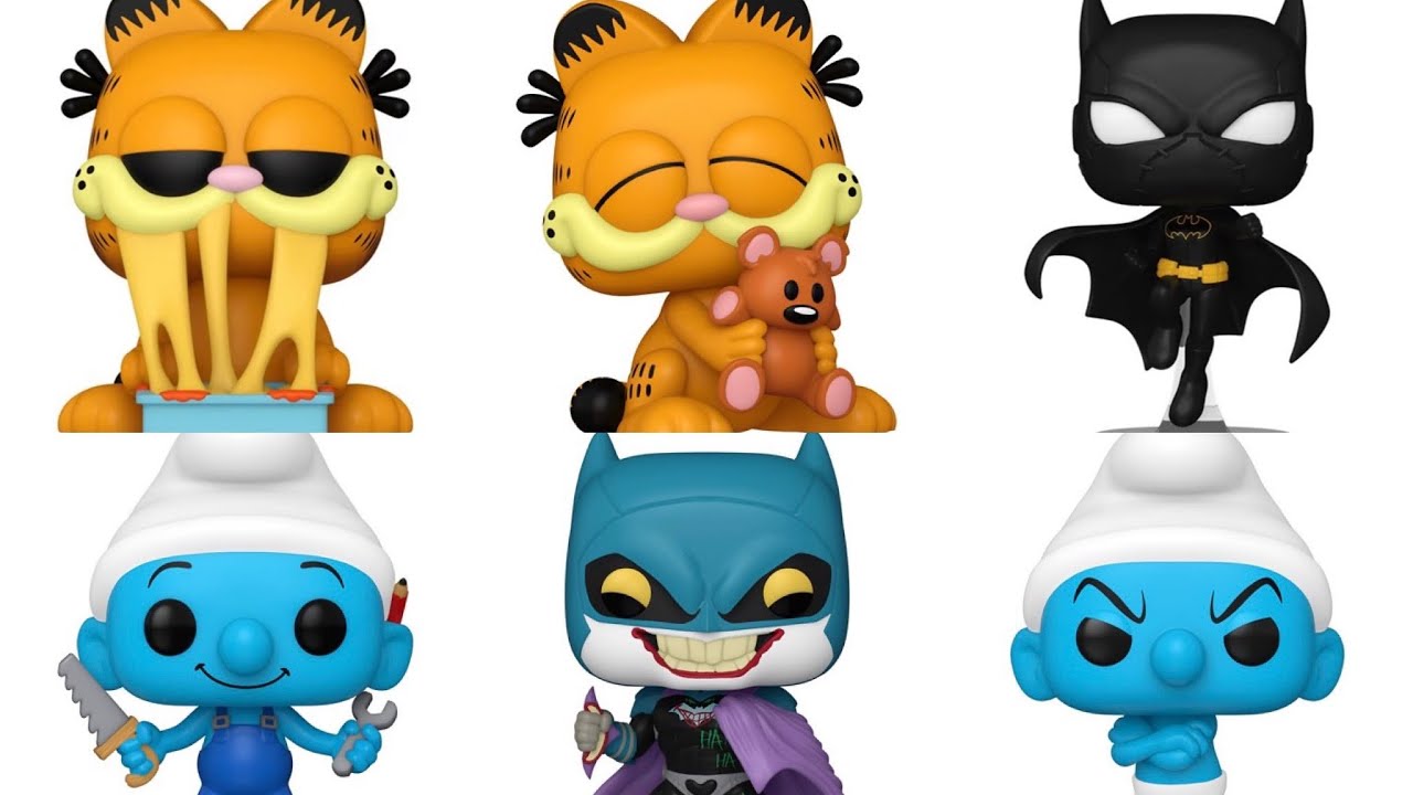 New Garfield, smurfs , Batman Funko pops revealed preorder info at ...