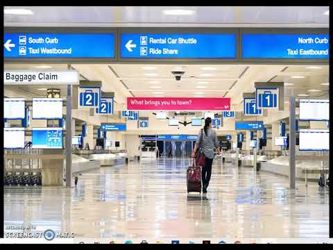 Airport Announcements (Listening practice) - YouTube