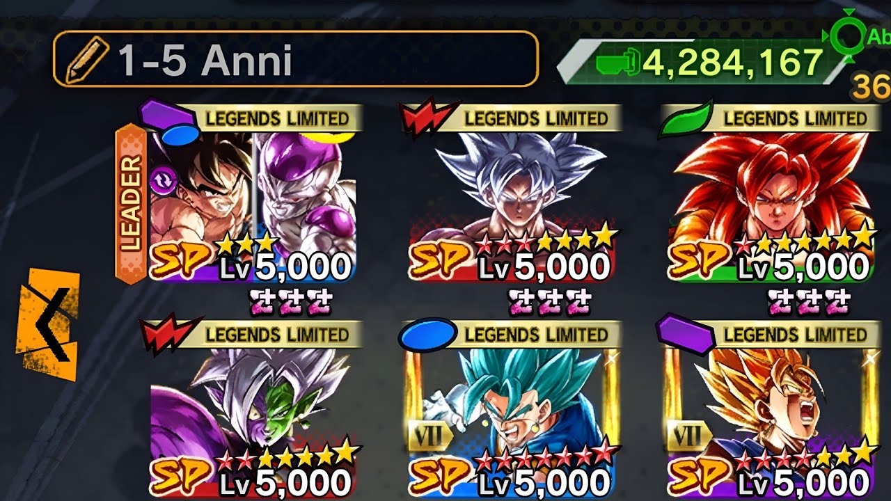 1,2,3,4,5 Anniversary LF Characters!!! - YouTube