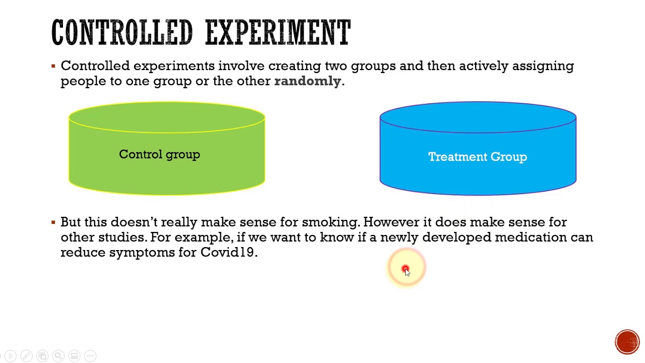 Observational studies versus Controlled Experiment part 4 placebos and ...