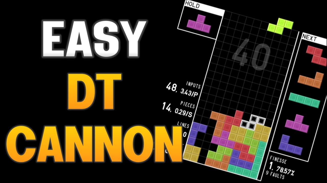 How to do the DT Cannon in Tetris [Tetr.io Rank S] - YouTube