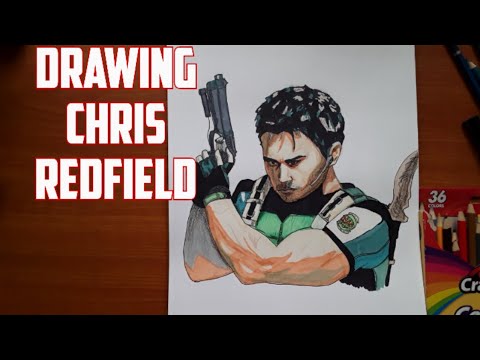 DRAWING: Chris Redfield (Resident Evil 5) | Jir Drawings - YouTube