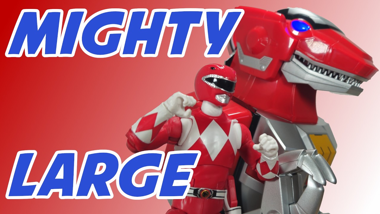 Mighty Morphin Power Rangers Altaya Tyrannosaurus T-Rex Zord Review ...