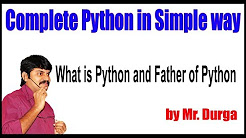Python : language fundamentals by Durga Sir - YouTube