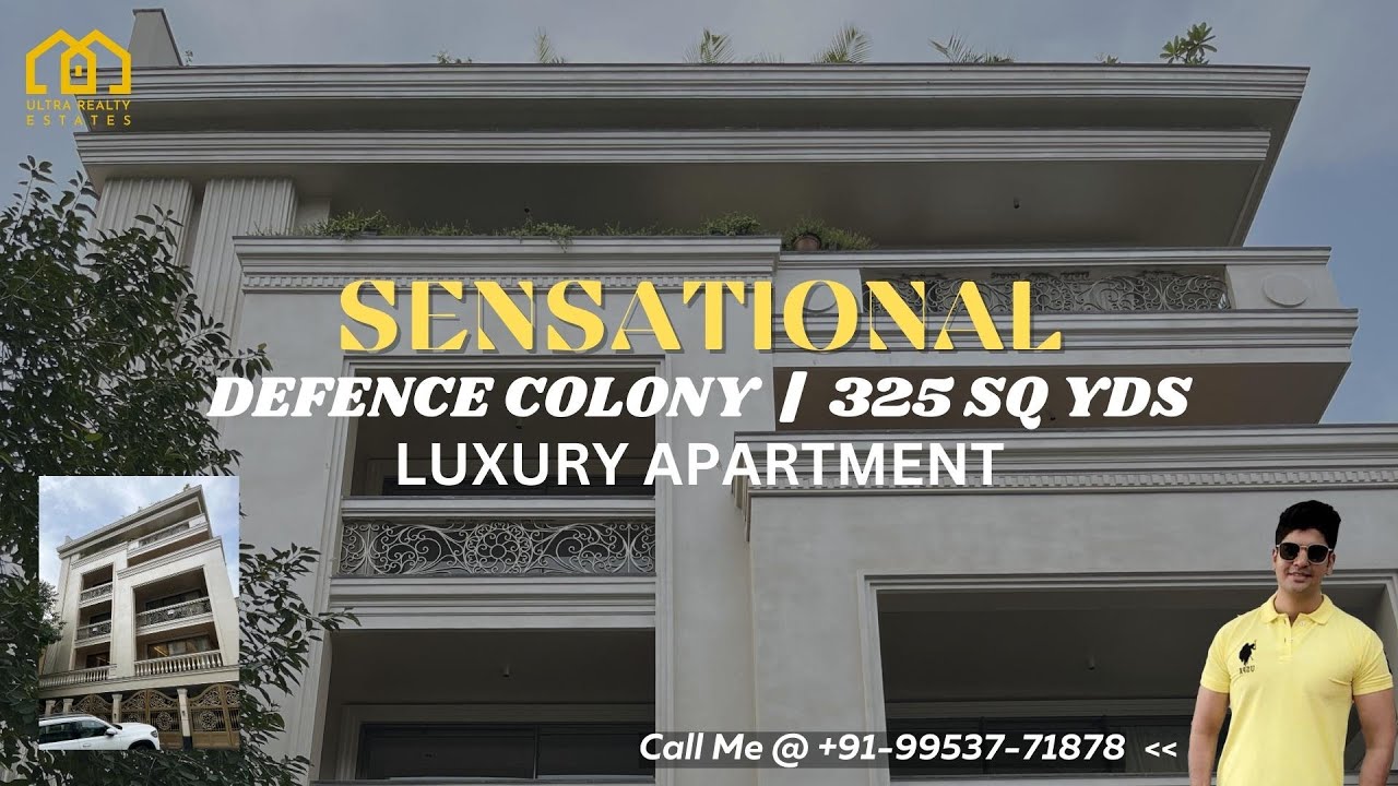 South Delhi Luxury Apartment | 3 Bedroom Property in Defence Colony ...