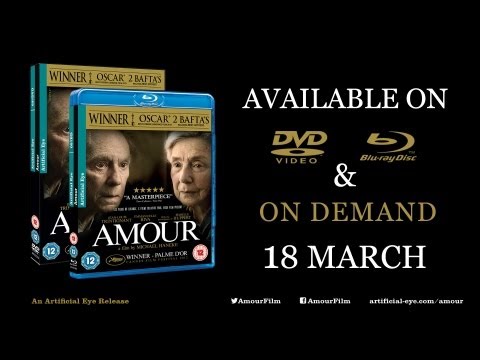 Amour - out on Blu-ray, DVD and On Demand from 18 March
