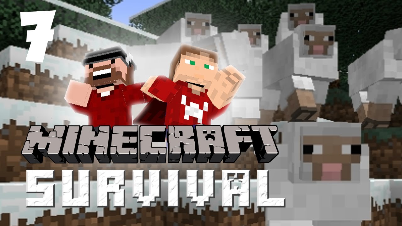 GO SHEEP GO - Minecraft: Survival w/ Ze & Junkyard - Episode 7 - YouTube